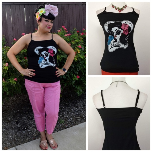 Glitz Glam and Rebellion | Tops | Nwt Ggr Official Artwork Tank Top ...